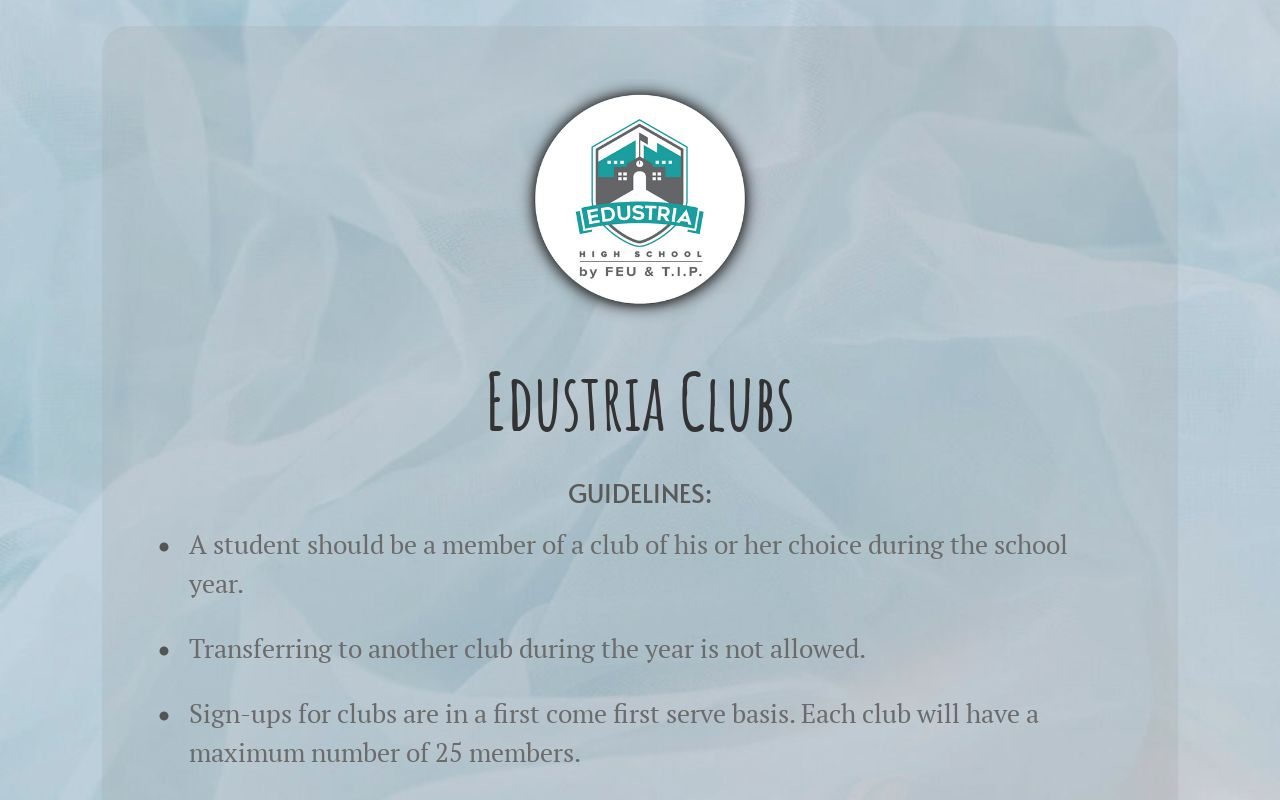 Edustria Clubs